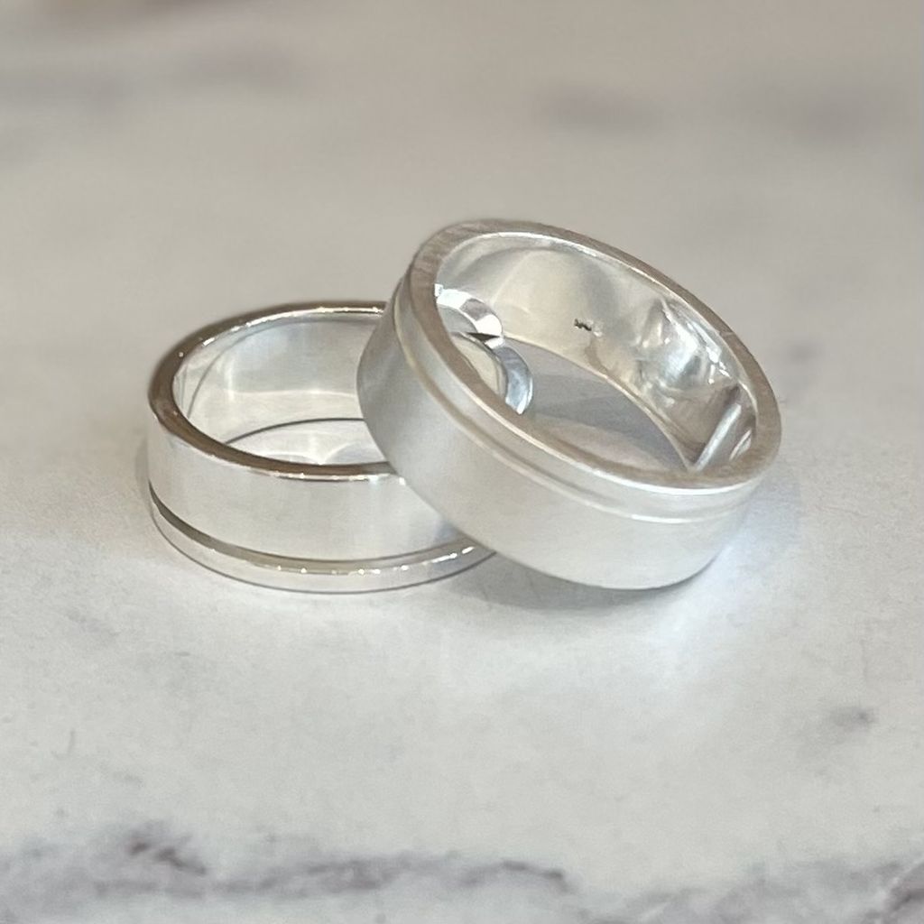 Men's Silver Ridge Rings | Mala Elements