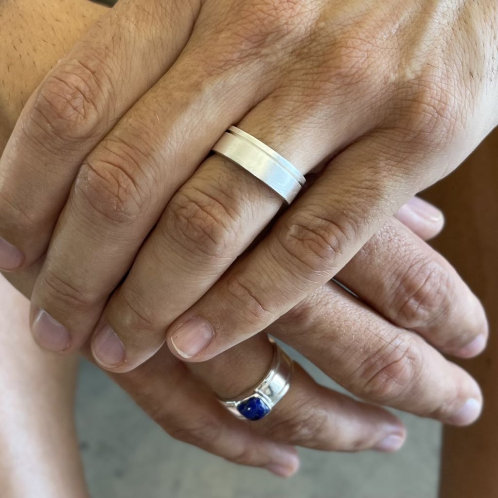 Men's Silver Ridge Rings | Mala Elements